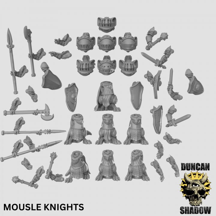 Woodland Animals Multipart Kits - Resin Miniatures for DnD | Tabletop ...
