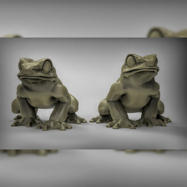 Giant Frogs Resin Miniature for DnD | Tabletop Gaming
