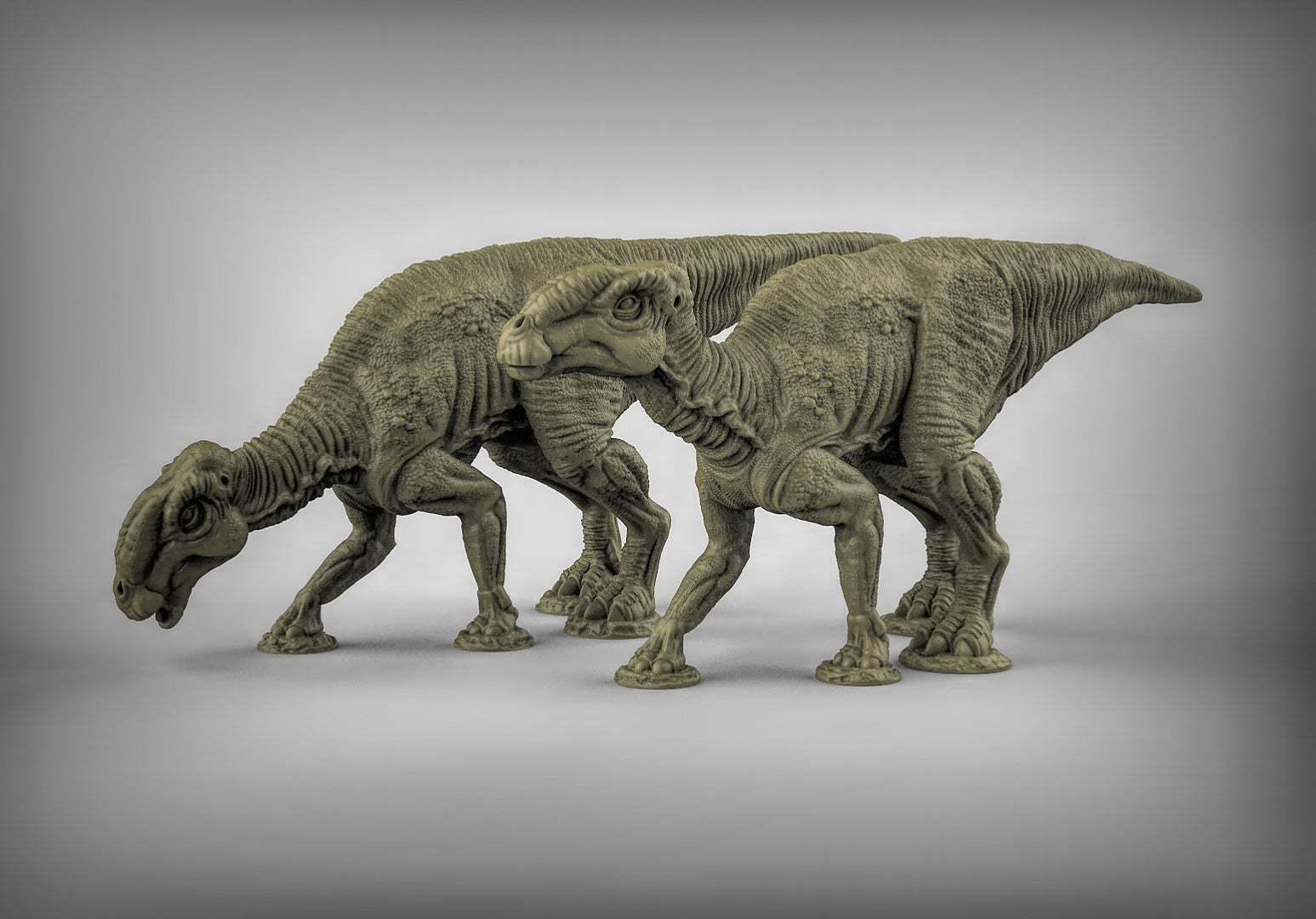 Edmontosaurus Dinosaur Resin Miniatures for DnD | Tabletop Gaming ...